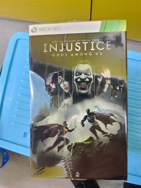 Xbox 360 Injustice Gods Among Us Collectors Edition Game And Collectible Statue Hobbies