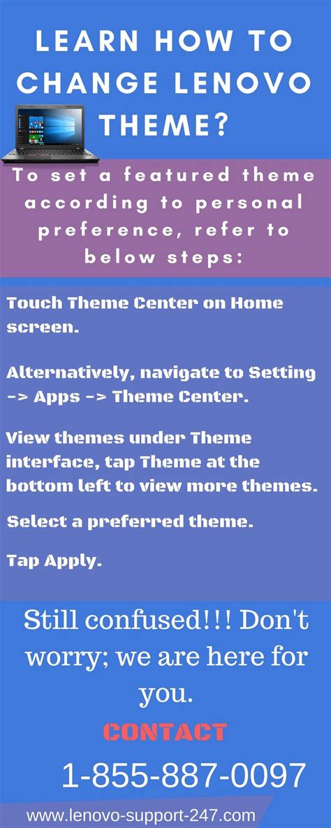 How To Change Lenovo Theme Lenovo Infographic Homescreen