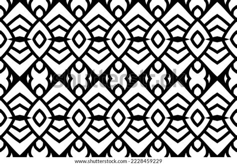 Simple Background Black White Seamless Pattern Stock Vector Royalty