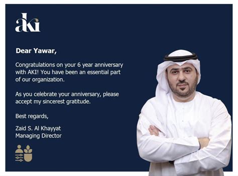 Yawar Abbas On Linkedin Aki Aki Workanniversary Careermilestones