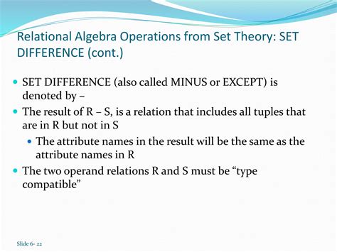 Relational Algebrapptx For Module Four Pptx Databases Computer Software And Applications