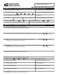 Us Postal Service Usps Forms Fill Pdf Online And Print Templateroller