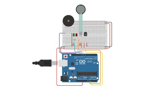 Circuit Design Pressure Plate And Force Sensor Circuit Tinkercad