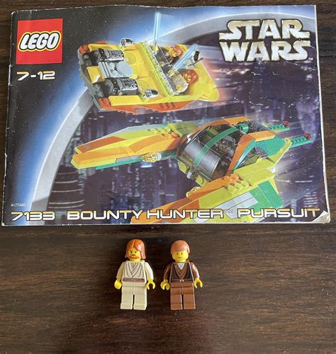 Lego Star Wars Bounty Hunter Pursuit 7133 2002 Mini Figurines