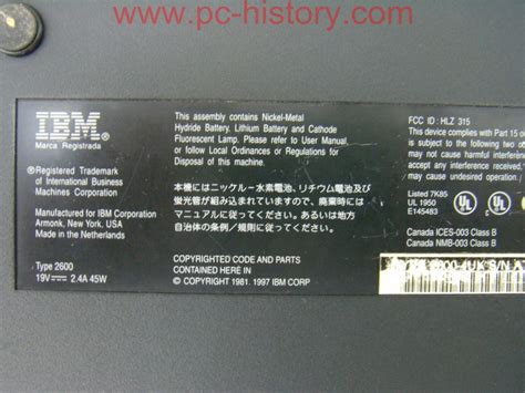 Ibm Thinkpad 310e Type 2600 Datoru Muzejs