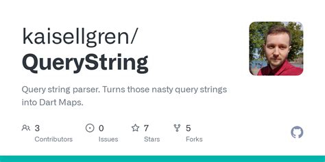 Github Kaisellgrenquerystring Query String Parser Turns Those Nasty Query Strings Into Dart