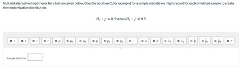 Solved Null And Alternative Hypotheses For A Test Are Given