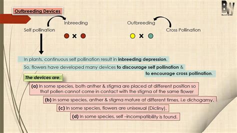 Biology Chapter 2 Sexual Reproduction In Plant Lec 5 Outbreeding