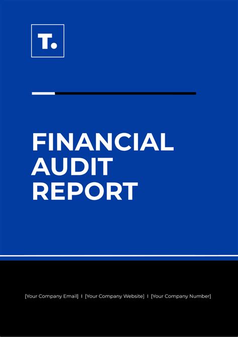 Financial Audit Report Template Edit Online And Download Example