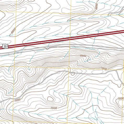 Red Desert Nw Wy 2012 24000 Scale Map By United States Geological