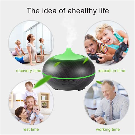 4 500ml Aroma Essential Oil Diffuser Ultrasonic A Grandado