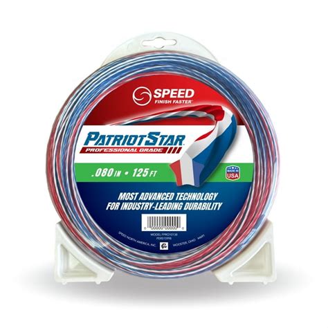 Speed Patriot Star Trimmer Line 080 X 125