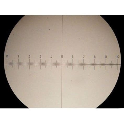 Microscope Eyepiece Reticule Glass 10 Mm 100 Spectrographic Ltd