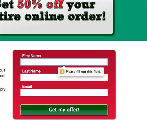 Html Html5 Default Error Message Placement Display Inconsistencies In