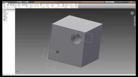 Autodesk Inventor Tutorial Making Holes Autodesk Inventor Tutorial