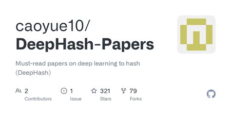 github caoyue10 deephash papers must read papers on deep learning to hash deephash