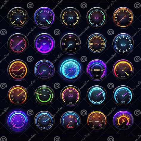 Abstract Games Speedometer Ai Generated Stock Image Image Of Abstract