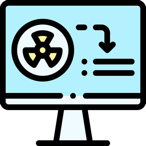 Nuclear Detailed Rounded Lineal Color Icon