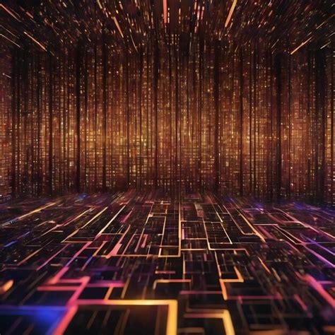 Premium Photo Abstract Digital Background Big Data Code Matrix 3d