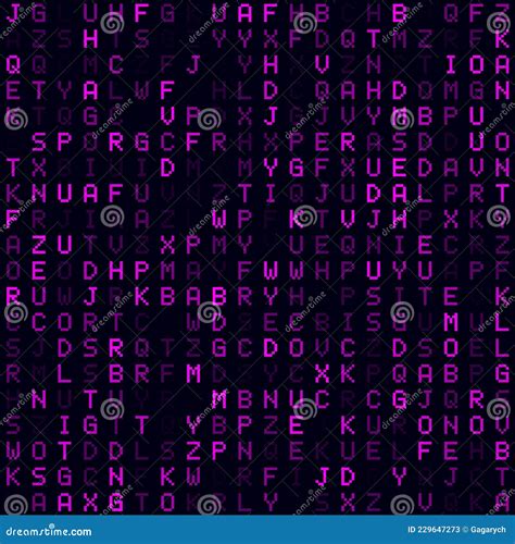 Abstract Matrix Background Stock Vector Illustration Of Infographics
