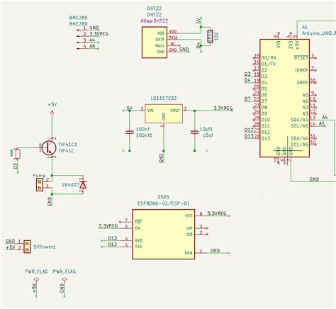 Connecting A 5v Submersible Water Pump And 33 V Esp 01 Wifi Module To