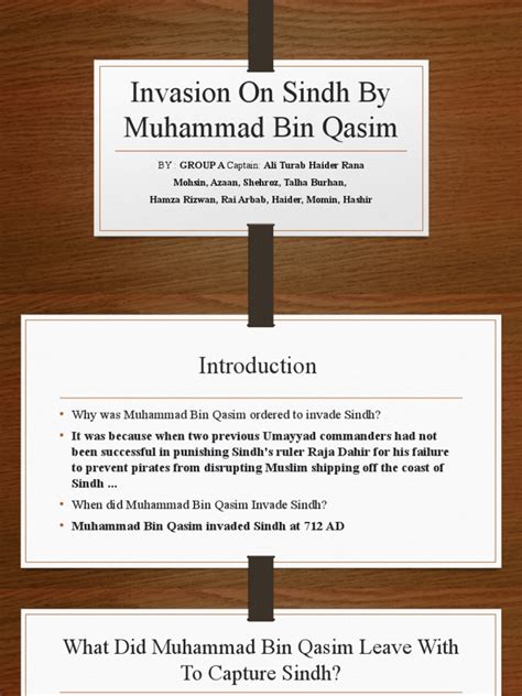 Muhammad Bin Qasims Conquest Of Sindh Pdf Sindh