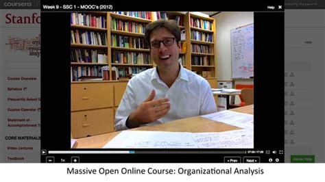 Mooc Organizational Analysis Daniel Mcfarland Ppt