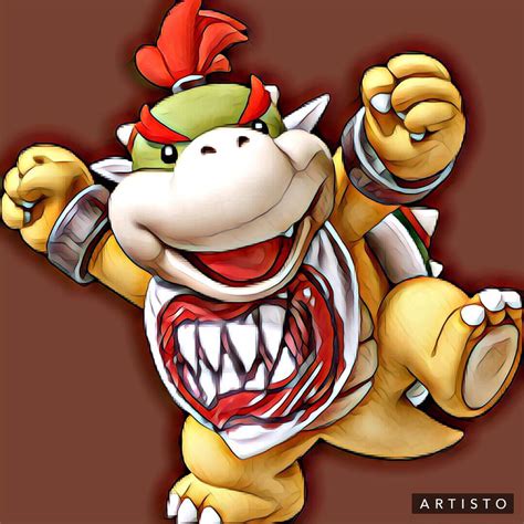 Bowser Jr Artisto By Nakedbacontv On Deviantart