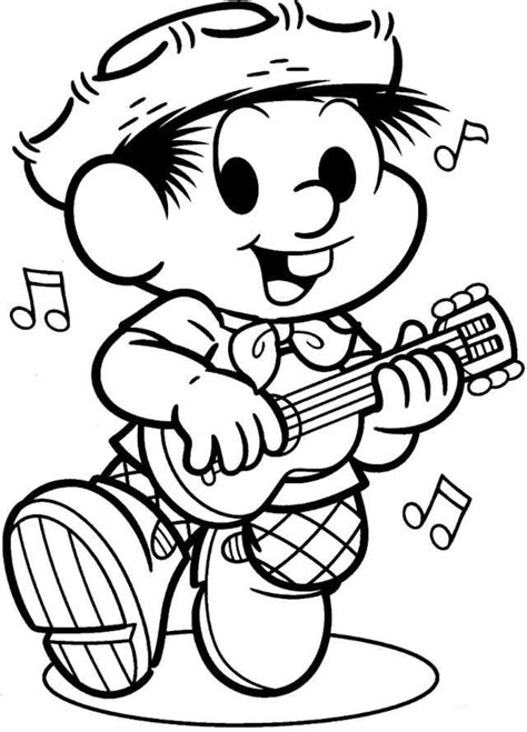 Desenhos Do Chico Bento Para Colorir Como Fazer Em Casa