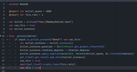 godot 4 bullet code r godot
