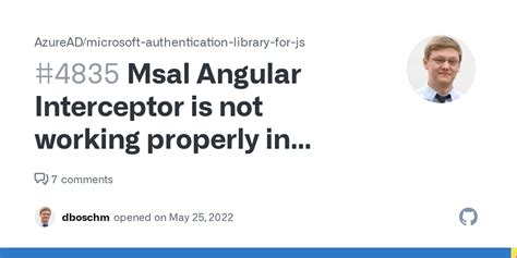 Msal Angular Interceptor Is Not Working Properly In Anuglar Universal Ssr · Issue 4835