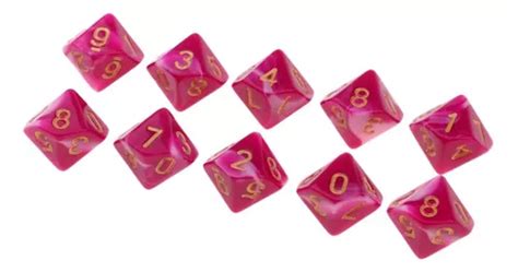 Dado D10 Set De 10pcs Opción 5 Opción 5 Mercadolibre