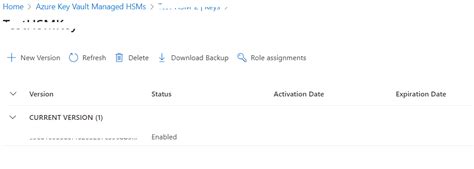 How To Enable The Rotation Policy For The Azure Managed Hsm Keys