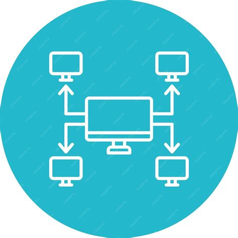 Premium Vector Networking Vector Illustration Style