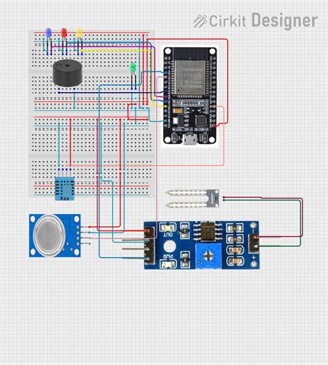 Esp32 Based Smart Environmental Monitoring System With Multi Color Led