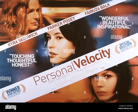 Personal Velocity Three Portraits Us Poster From Left Kyra Sedgwick