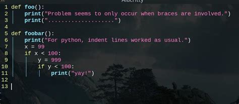 Missing Indent Lines Between Curly Braces Issue Lukas Reineke Indent Blankline Nvim