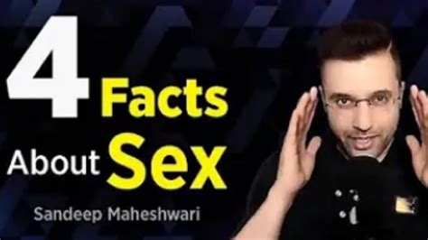 4 Facts About Sex By Sandeep Maheshwari Hindi Youtube