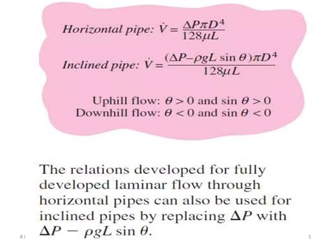 Flow Through Pipes Pptx