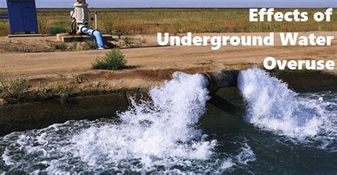 Thoughts To Promote Positive Action Effects Of Underground Water