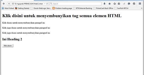 Sintak Dasar Jquery Tutorial Dasar Pemrograman And Database