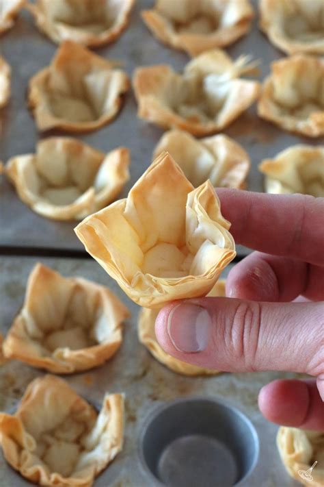 Mini Phyllo Cups French Kiss Cook