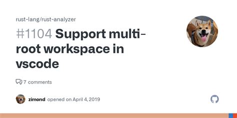 Support Multi Root Workspace In Vscode · Issue 1104 · Rust Langrust