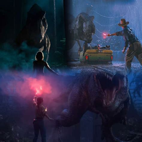Jurassic Park Flare Then And Now