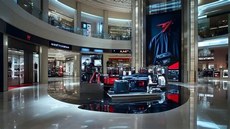 Upscale Retail Environment Showcasing Stock Illustrations 177 Upscale