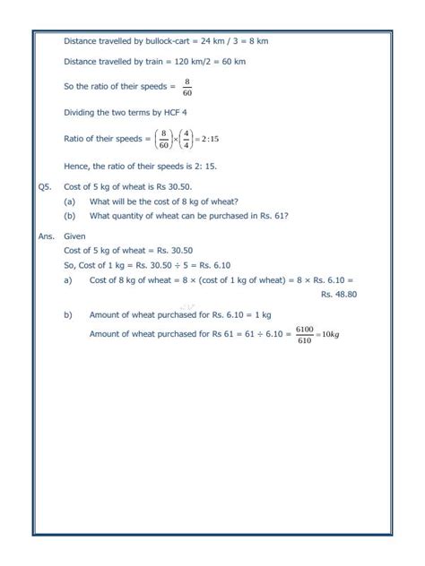 A2zworksheetsworksheet Of Ratio Proportion And Unitary Method 05