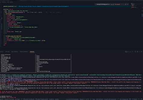 No Profile For Team Matching Found · Issue 20116 · Fastlanefastlane