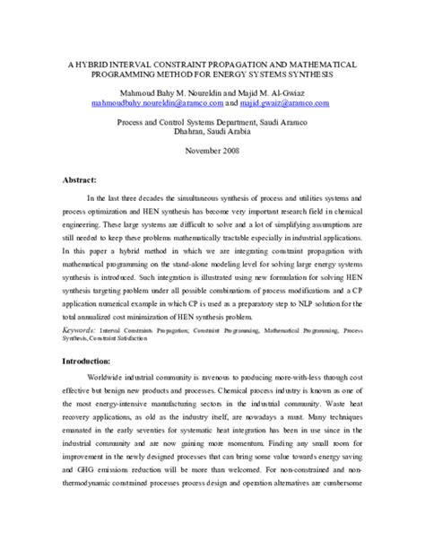 Pdf Interval Constraint Propagation At A Glance