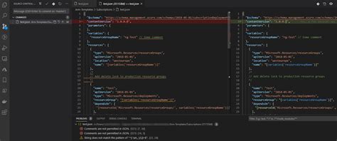 Revision Comparison States Unexpected Problems Issue Microsoft Vscode Azurearmtools