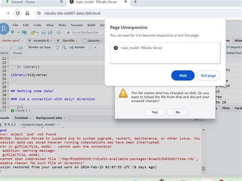 Rstudio Server Persistent Issues General Posit Community